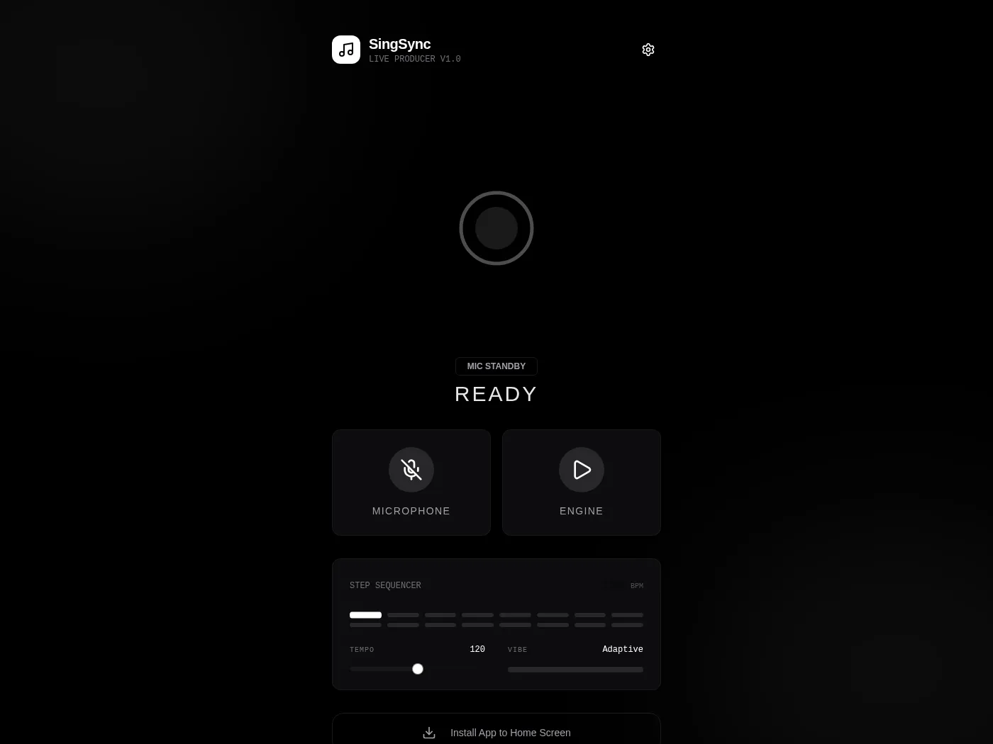 SingSync Beat Generator