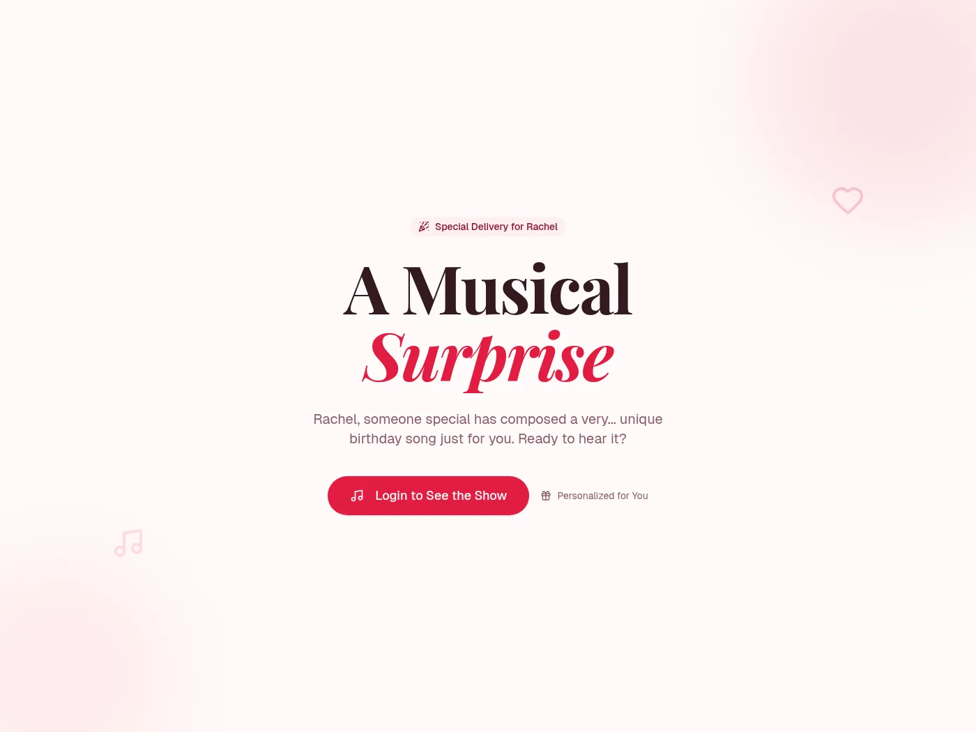 Singy Birthday Web