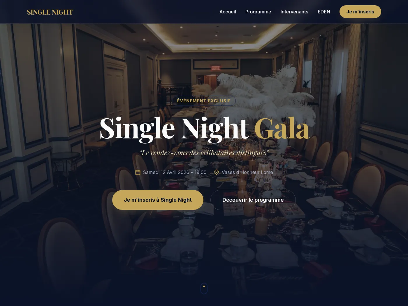 Single Night Gala