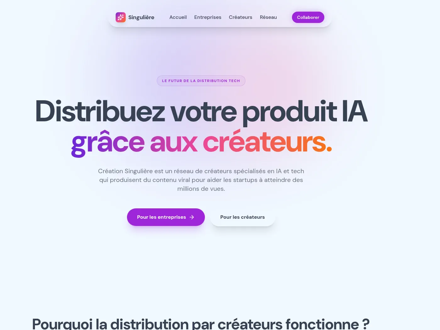 Singulière Studio Web