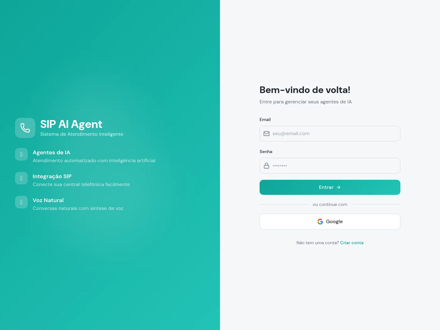 SIP AI Agent System