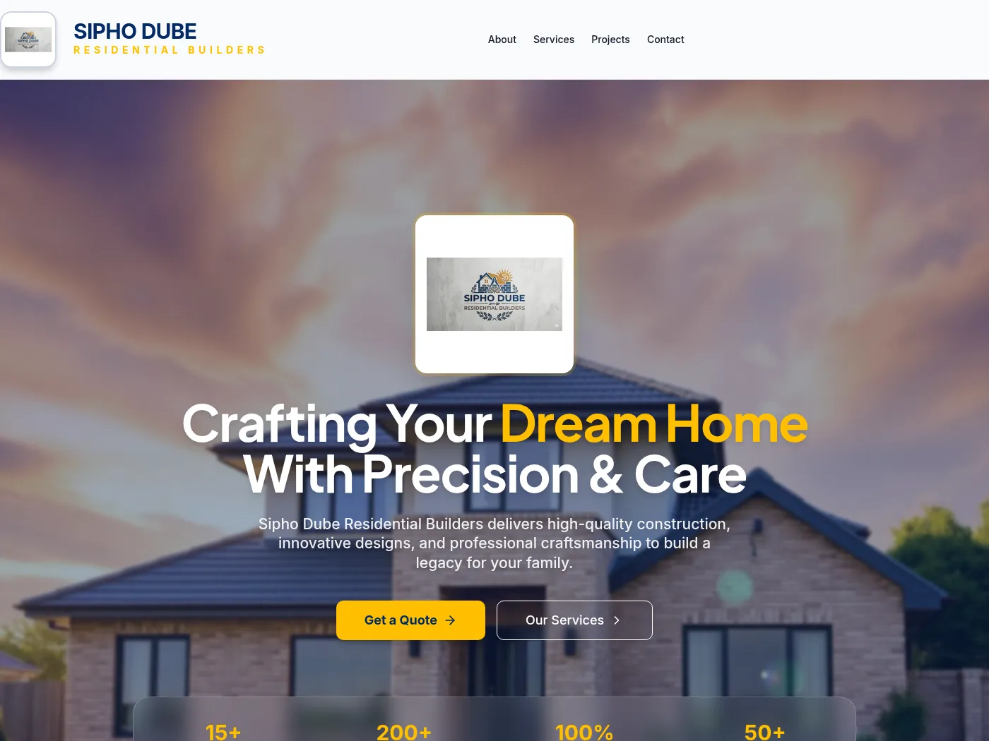 Sipho Dube Builder Site