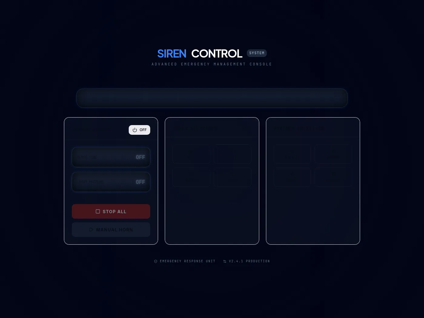 SirenControl Dashboard