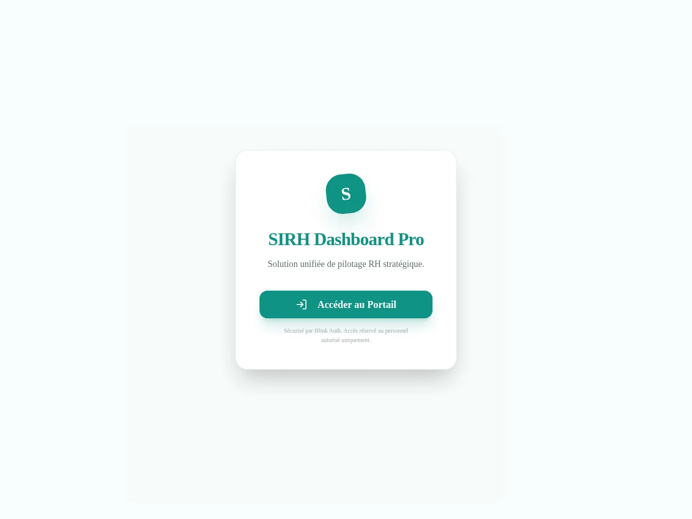 SIRH Dashboard Pro