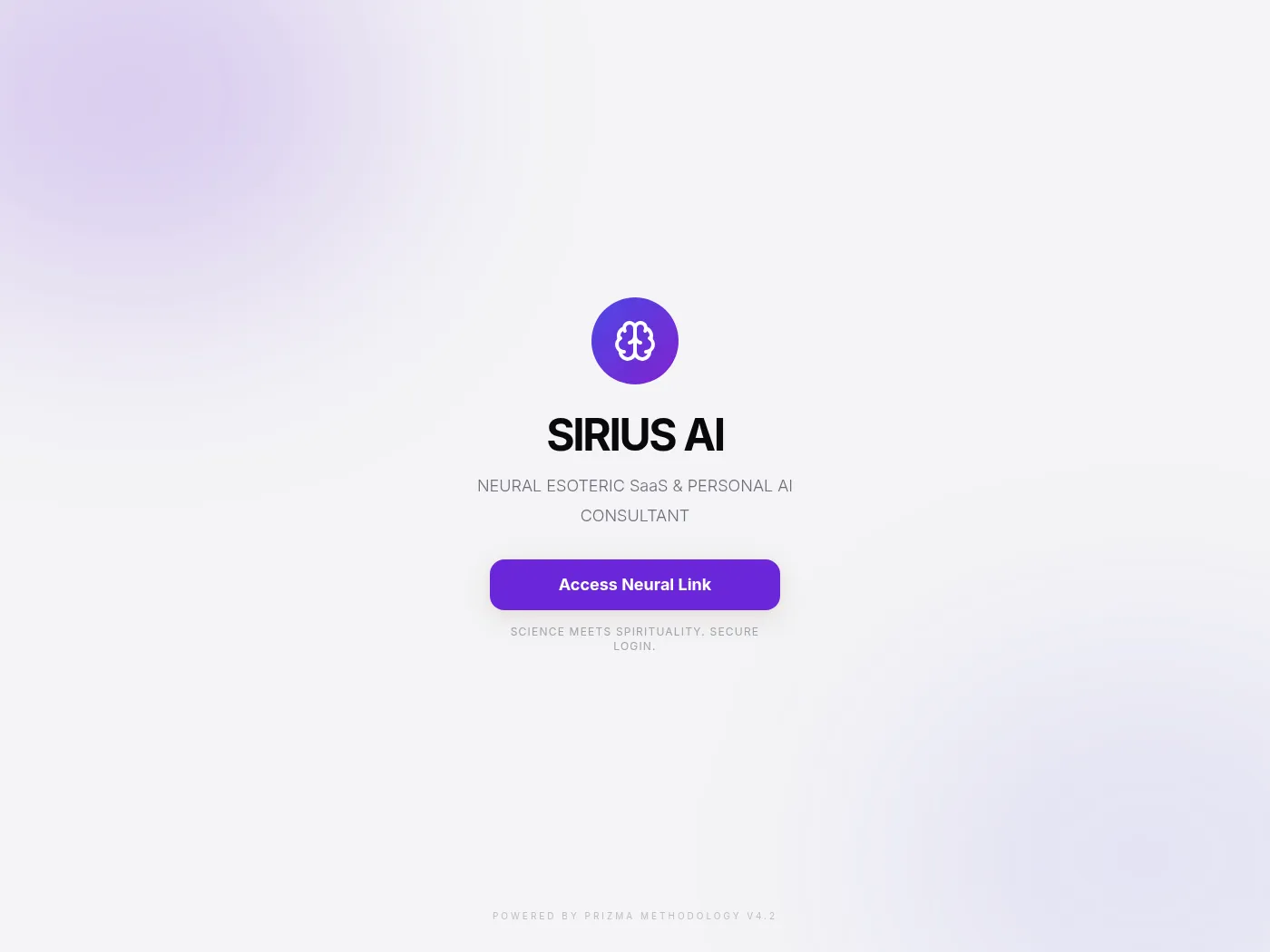 SIRIUS AI Esoteric SaaS