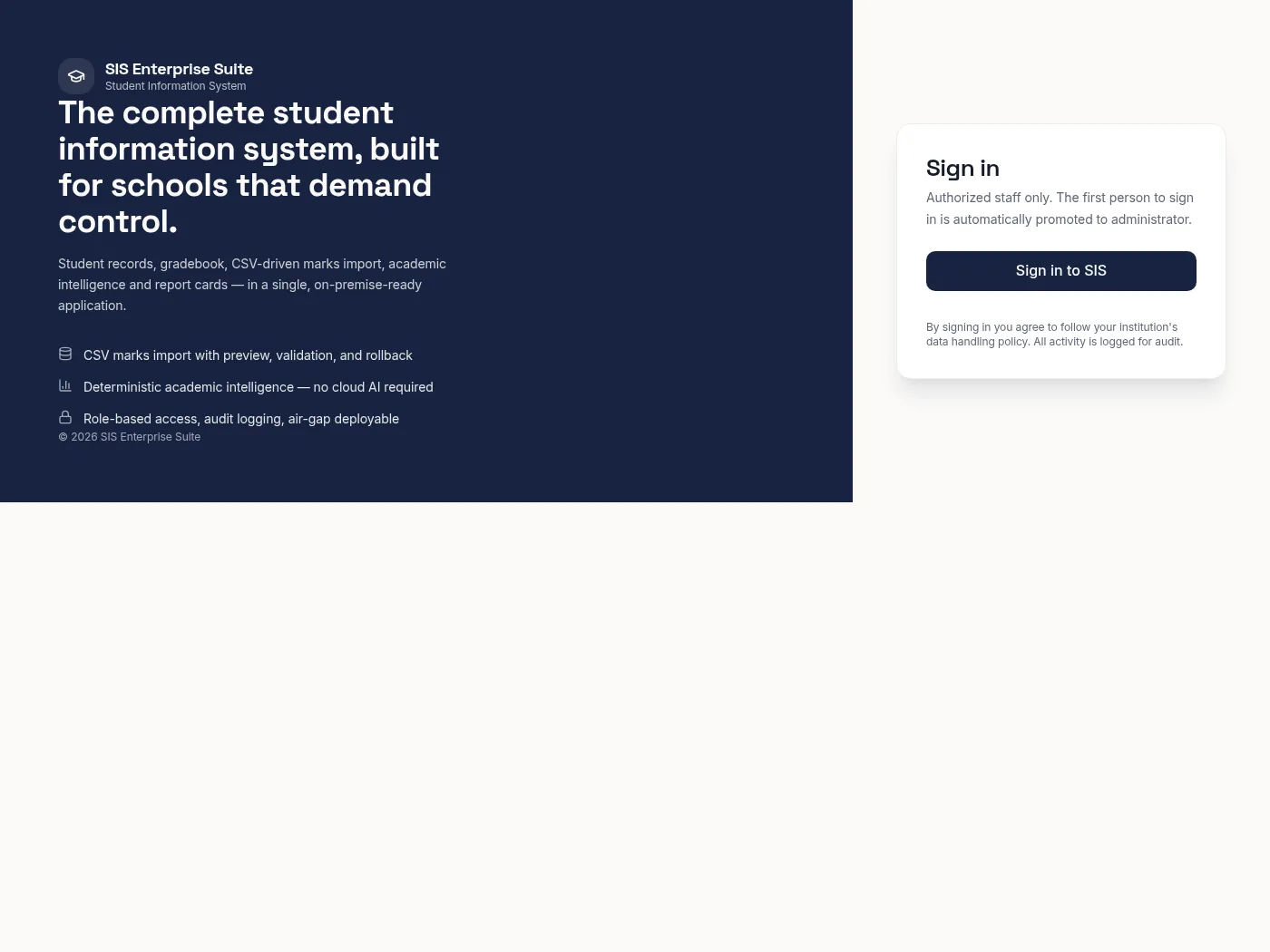 SIS Enterprise Suite