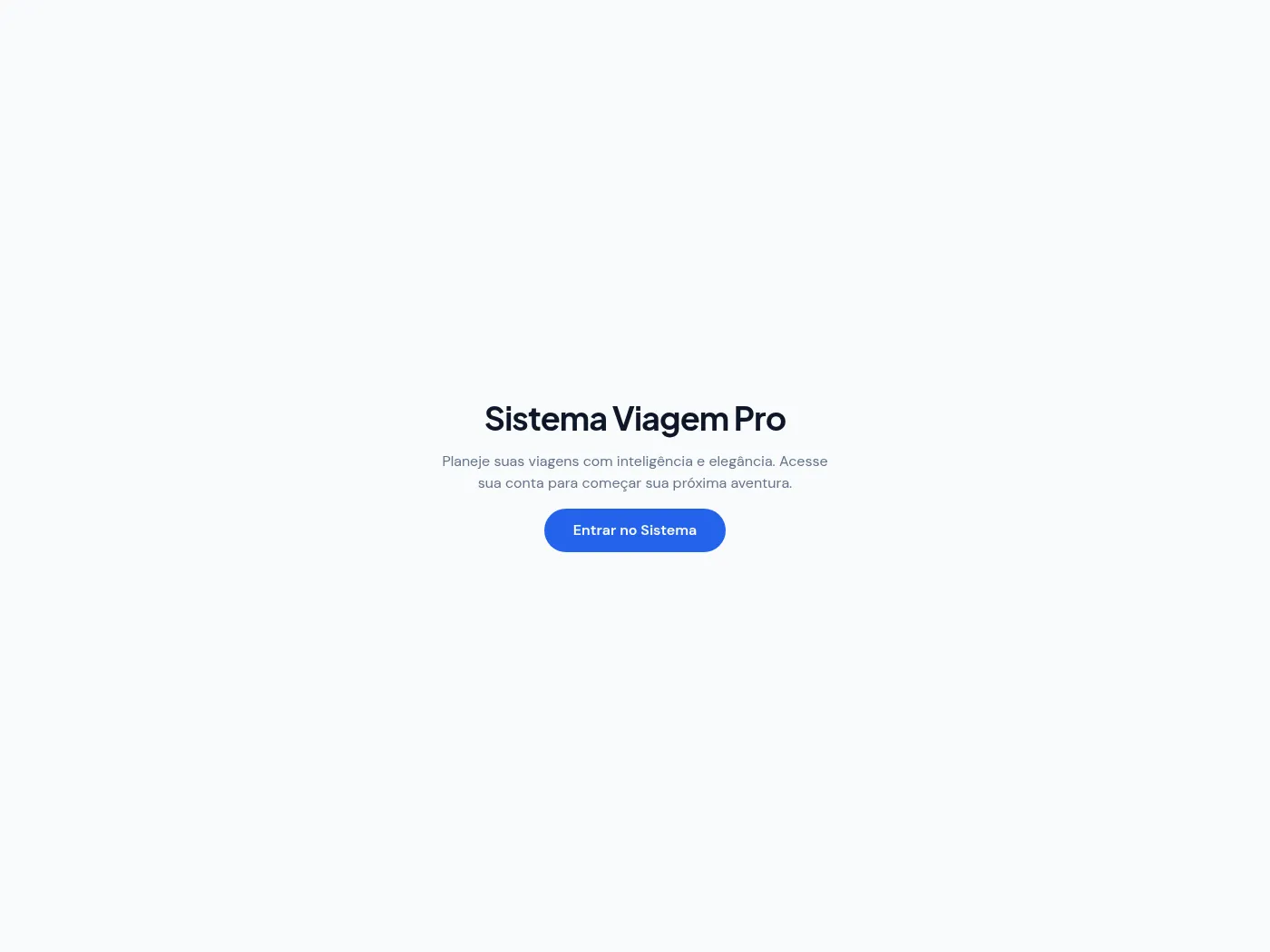 Sistema Viagem Pro