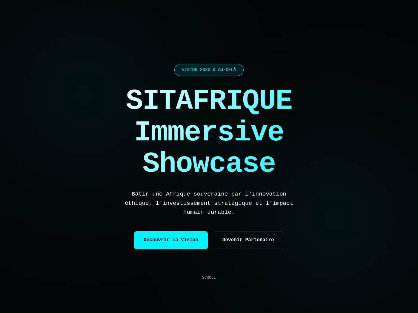 SITAFRIQUE Immersive Showcase