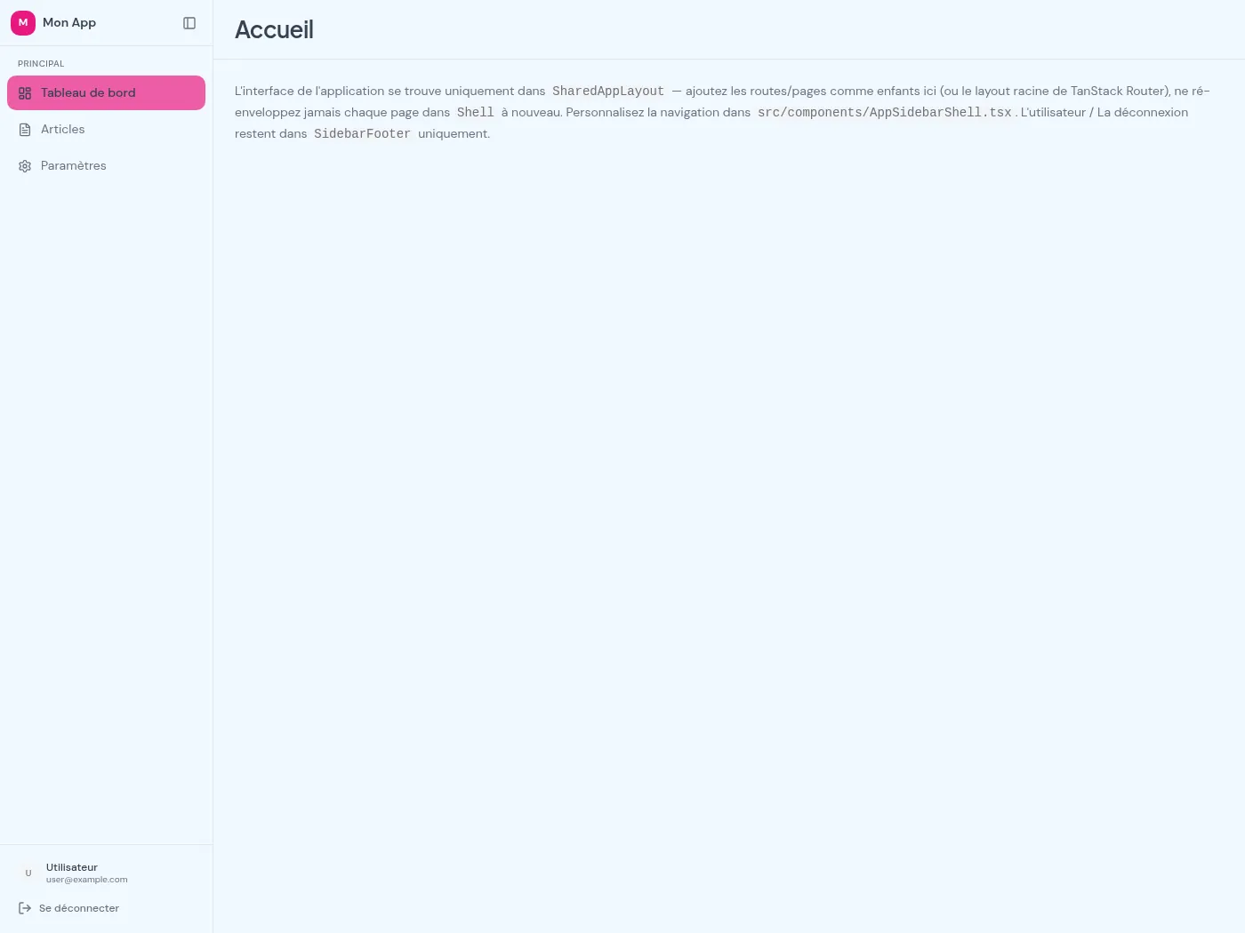 Site Multilingue Français