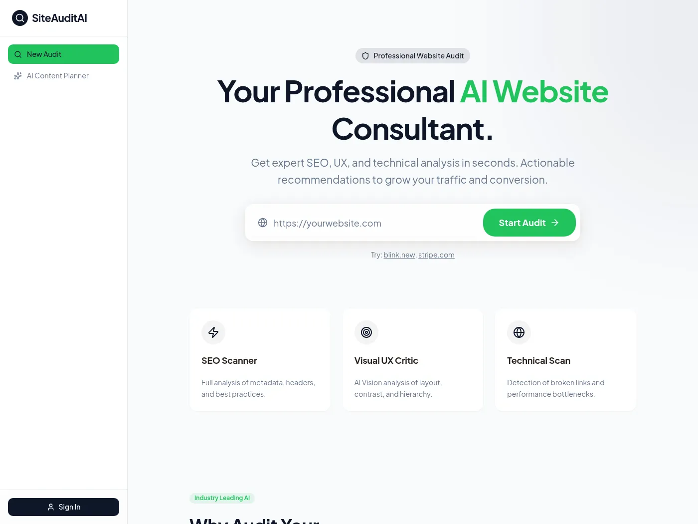 SiteAuditAI