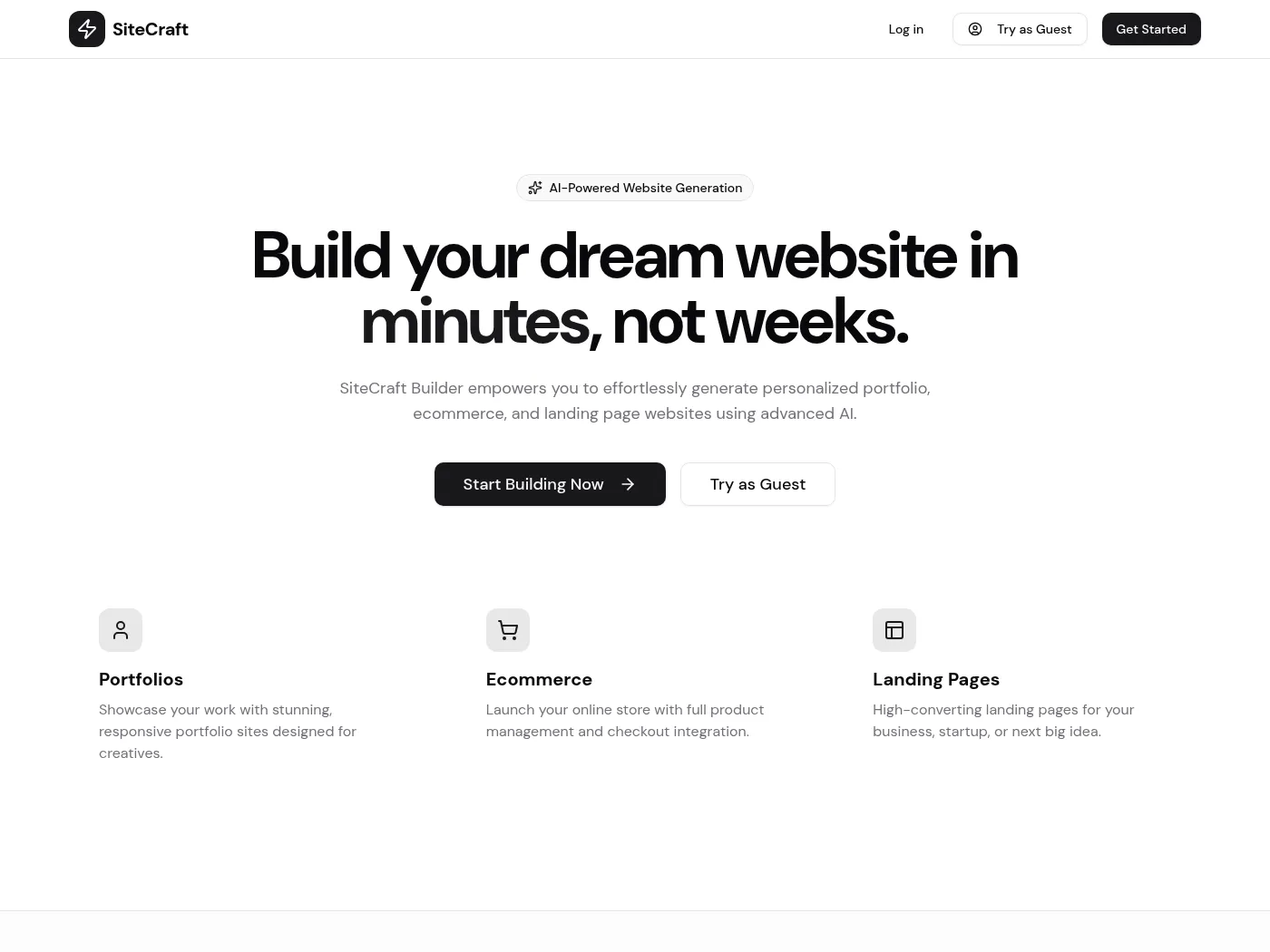 SiteCraft Builder