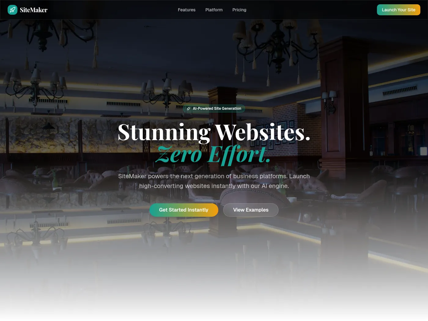 SiteMaker Platform