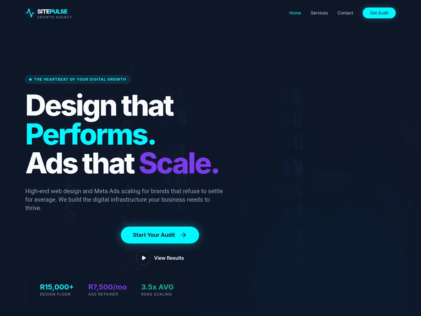 SitePulse Agency Website