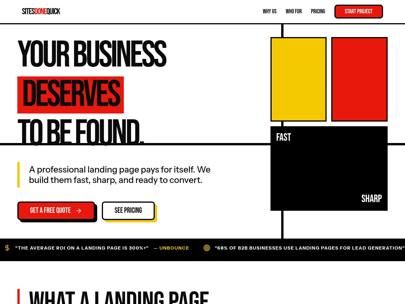 Sites Done Quick