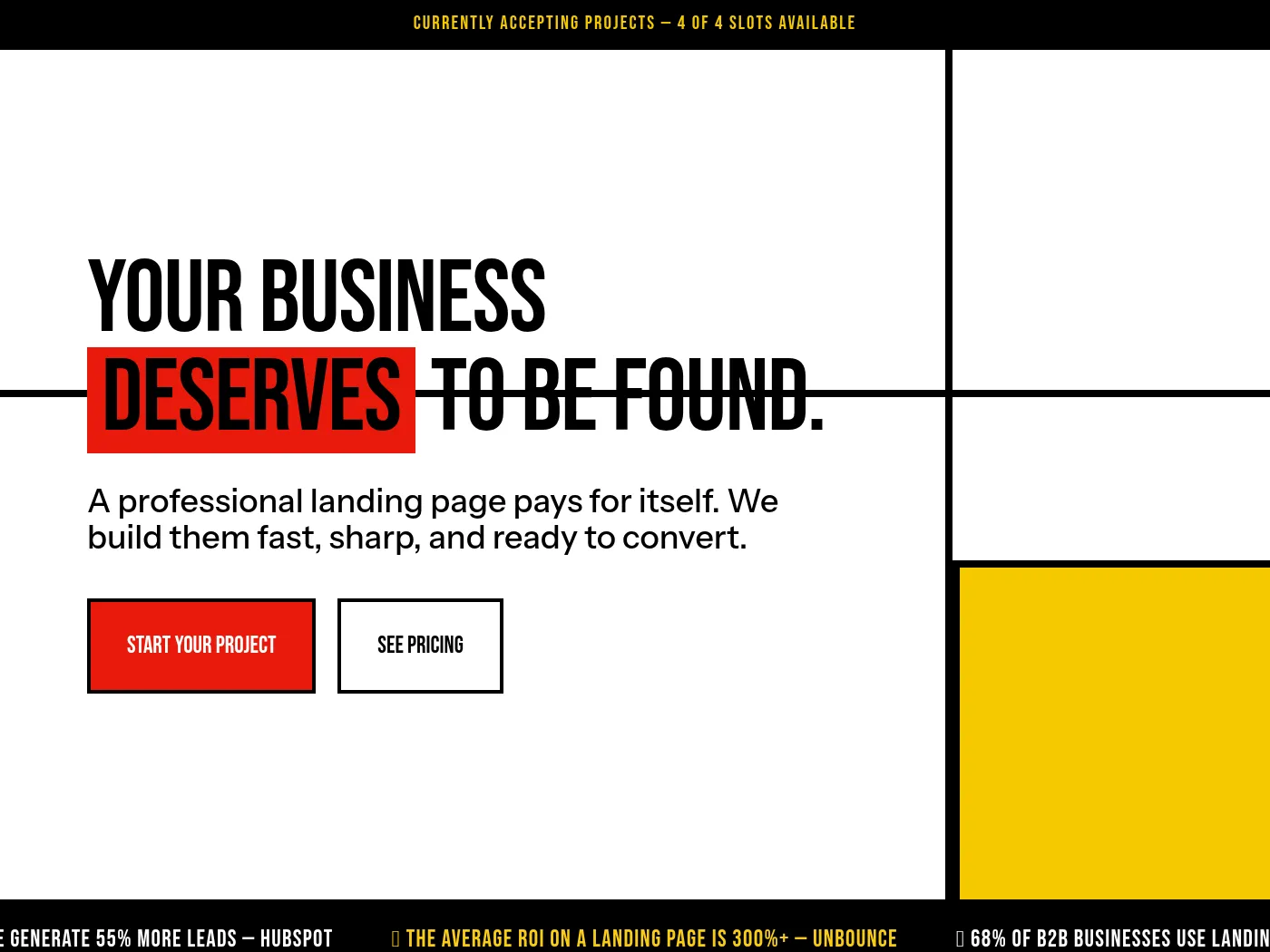 Sites Done Quick Landing