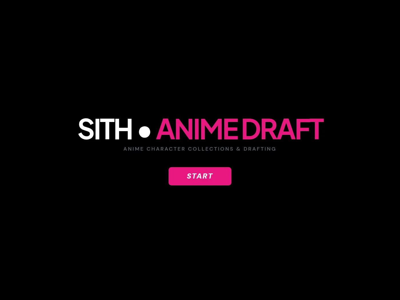 SITH Anime Draft