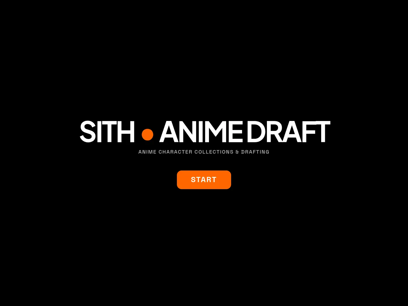 SITH Anime Draft