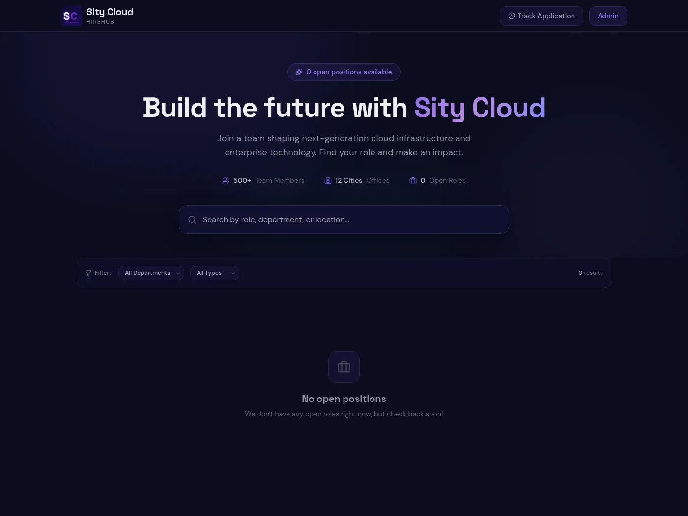 Sity Cloud HireHub
