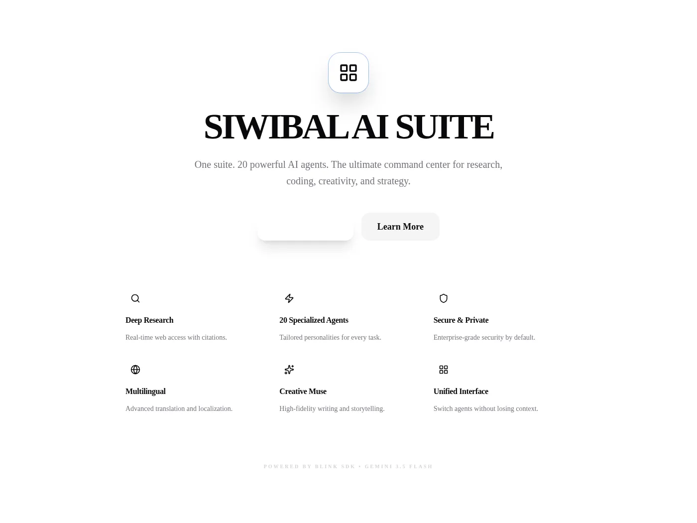 SIWIBAL AI Suite