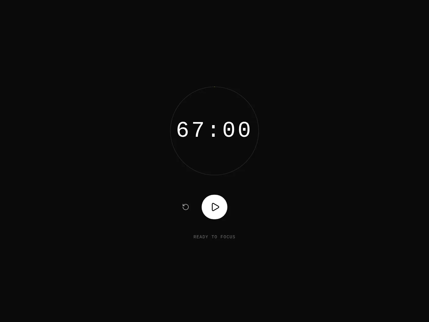 67 - Minimalist Timer