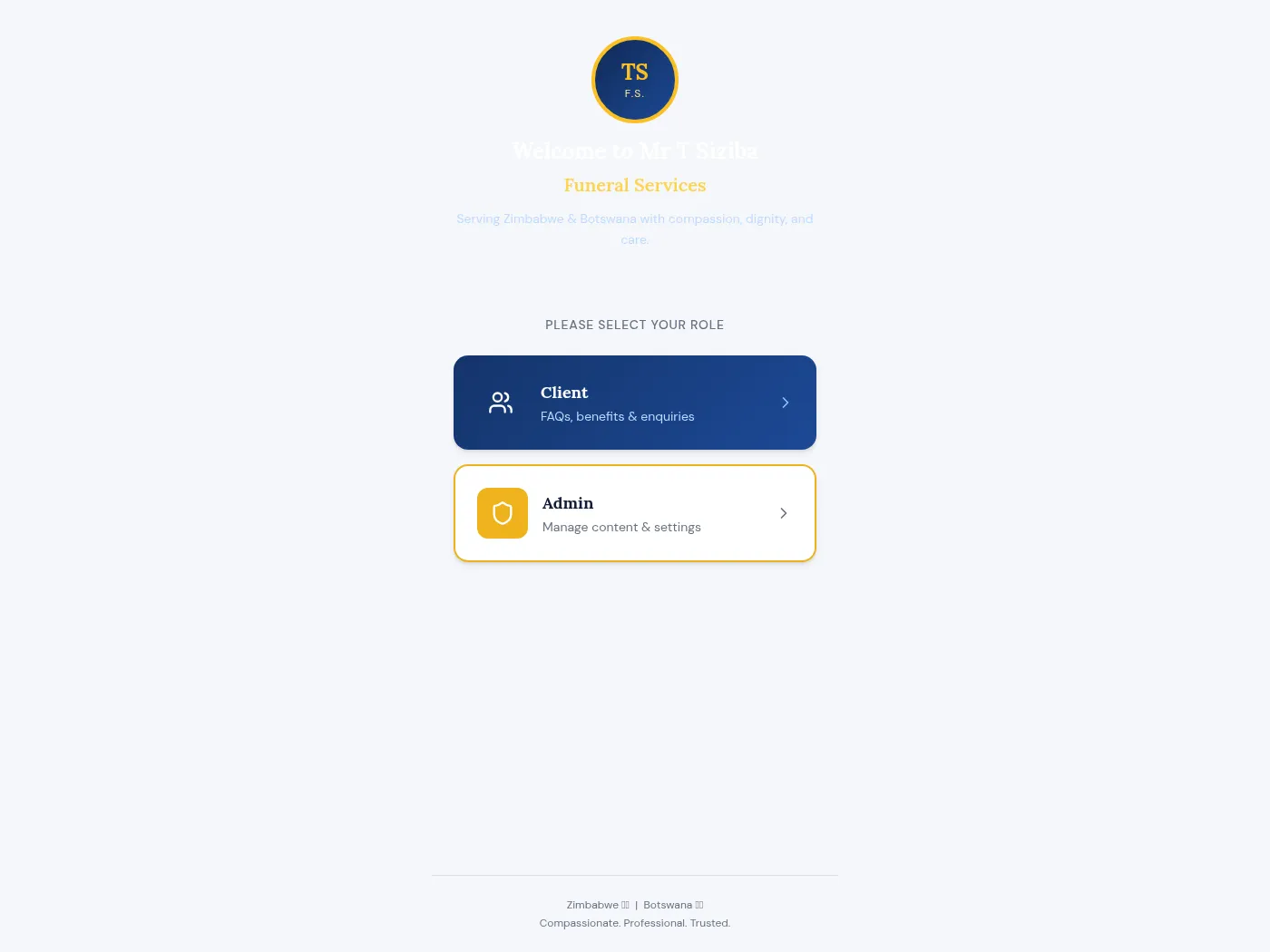 Siziba Funeral App