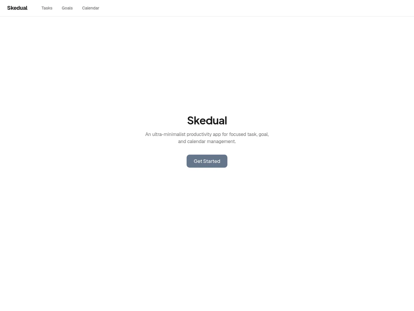 Skedual Minimalist Productivity