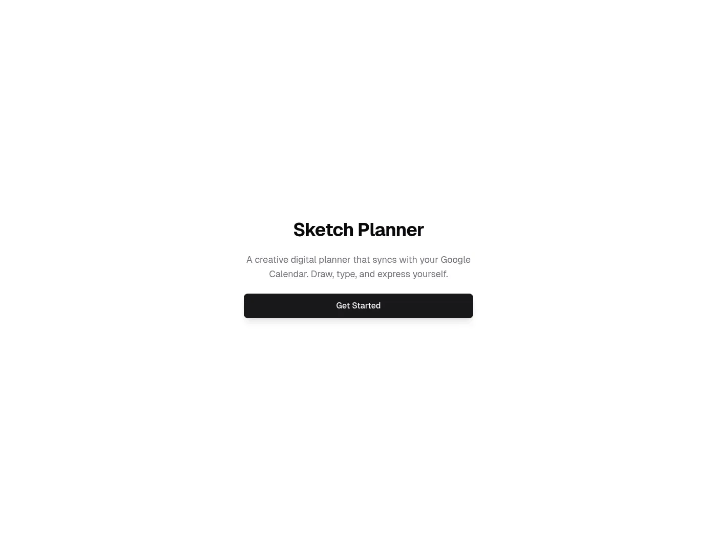 Sketch Planner