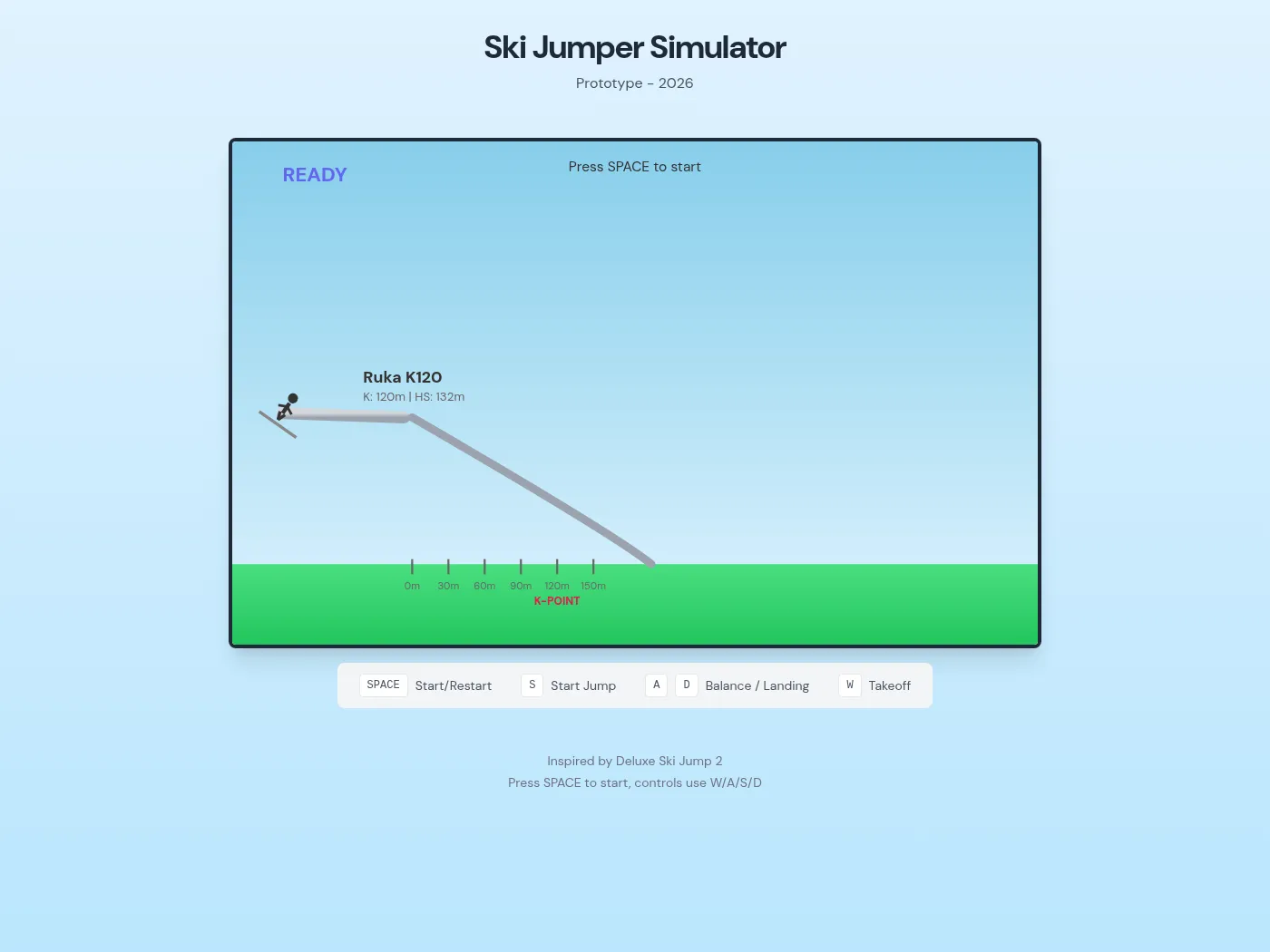 Ski Jumper Simulator