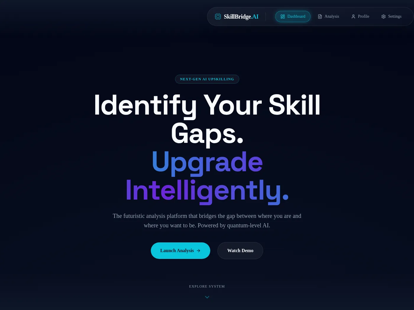 SkillBridge AI Dashboard