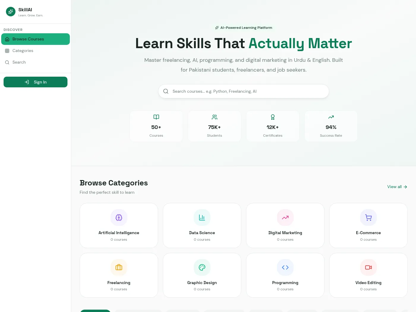 SkillAI EdTech Platform