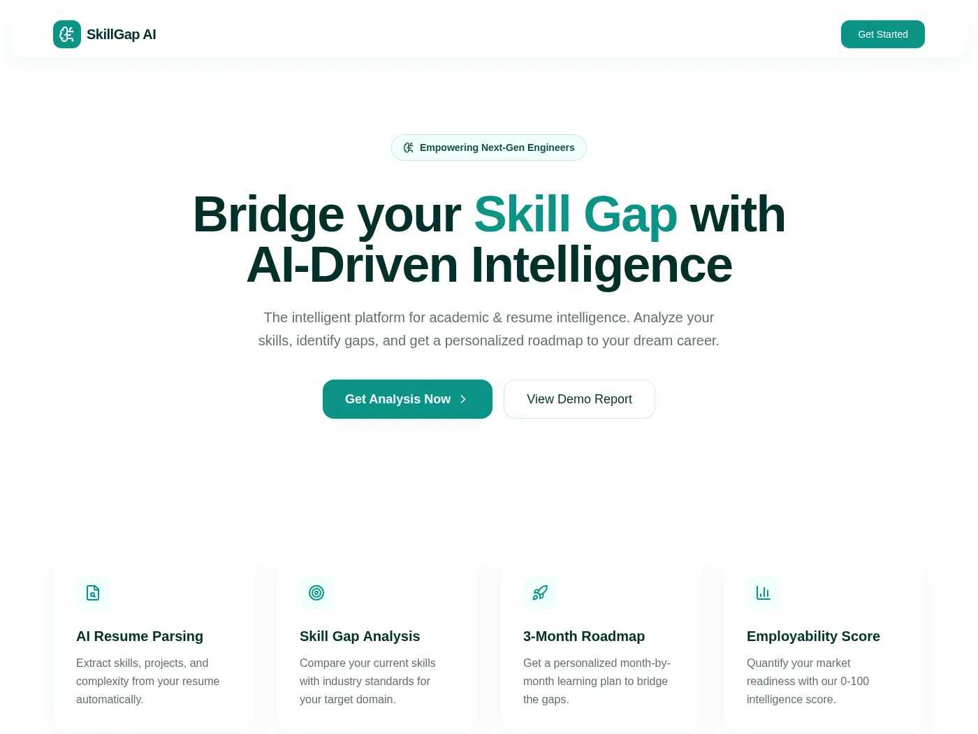 SkillGap AI Platform