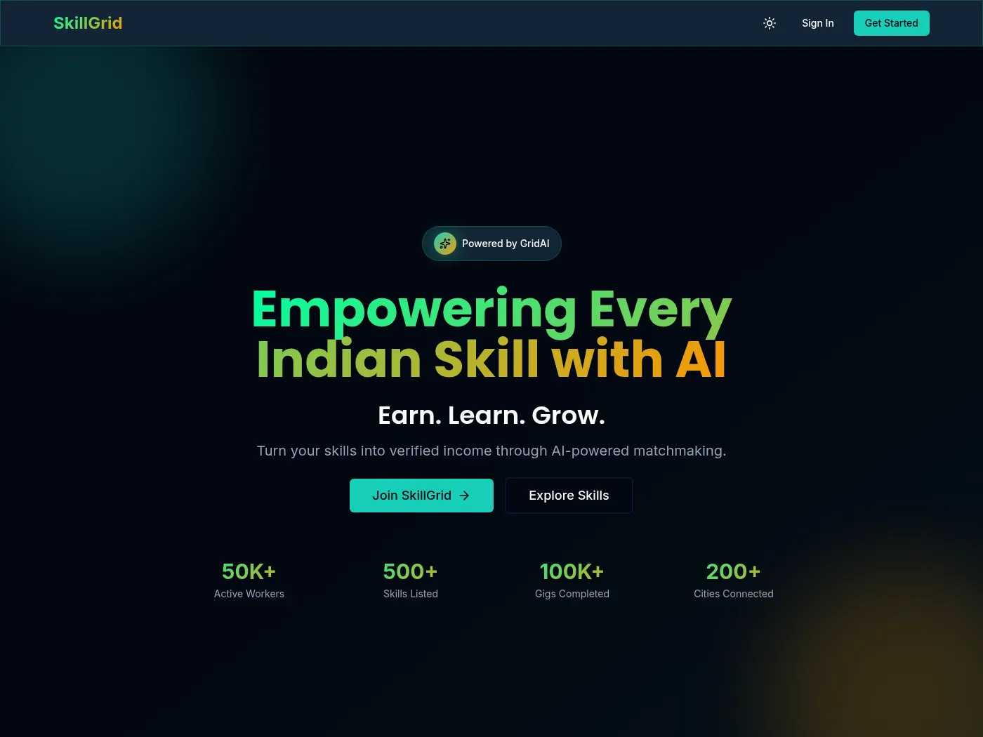 SkillGrid — The AI-Powered Indian Skill-Opportunity PWA Ecosystem