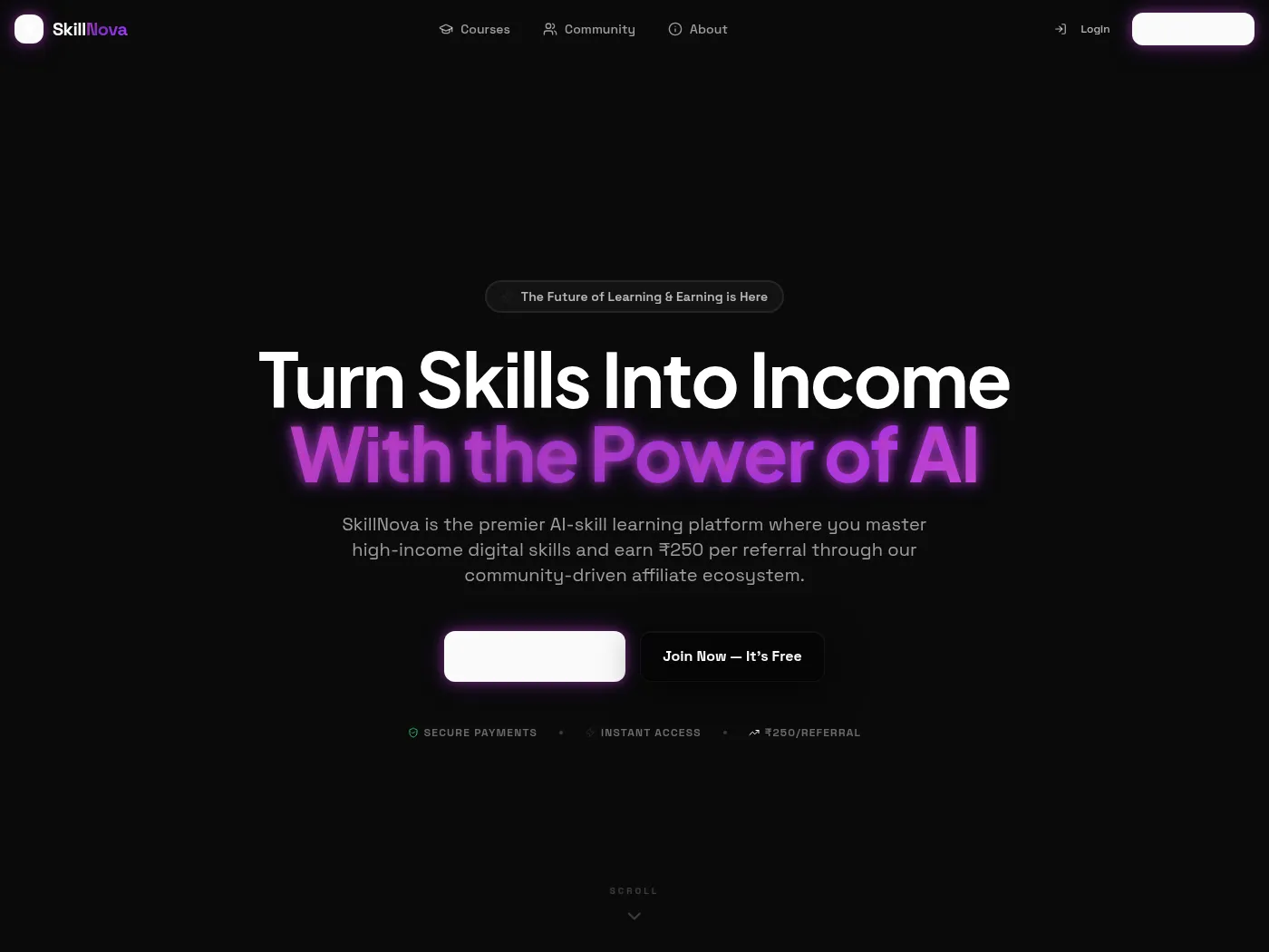 SkillNova Learning Hub