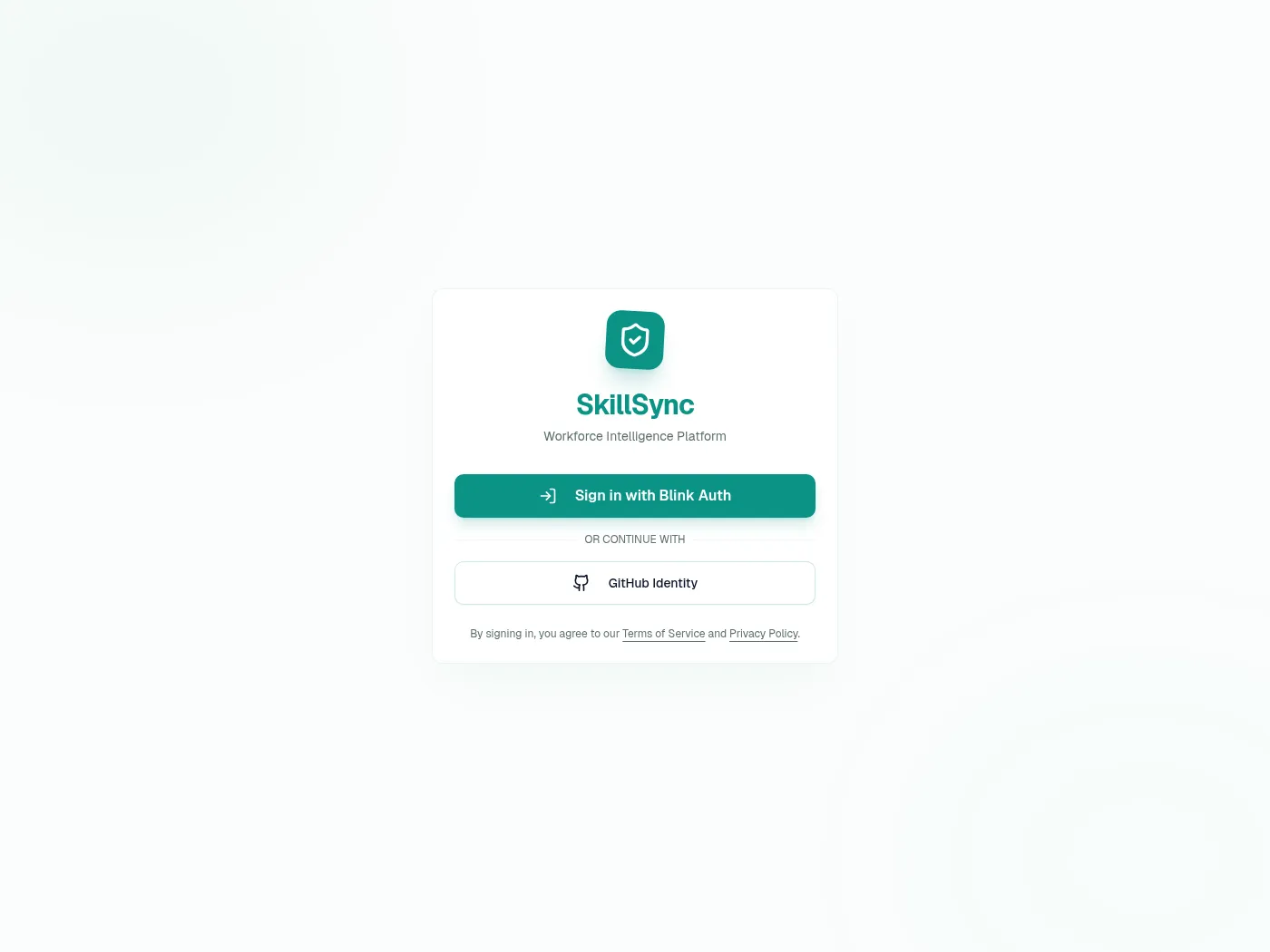 SkillSync Intelligence Platform