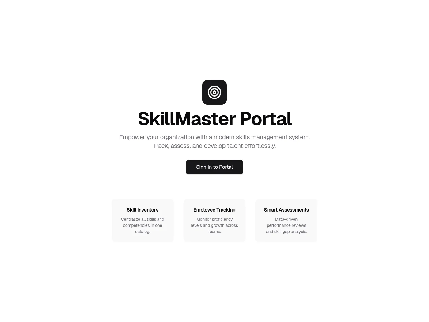 SkillMaster Portal