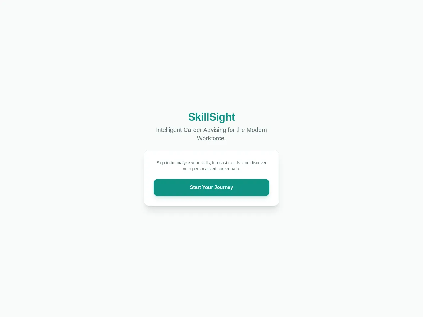 SkillSight Career Advisor