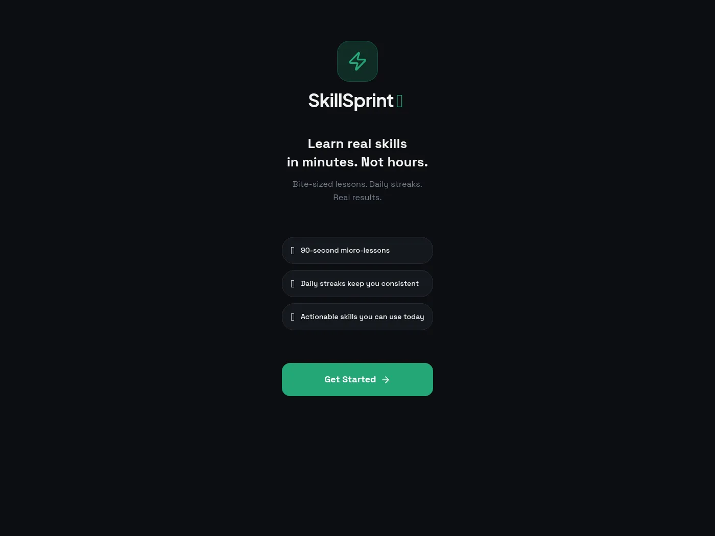 SkillSprint Micro-Learning