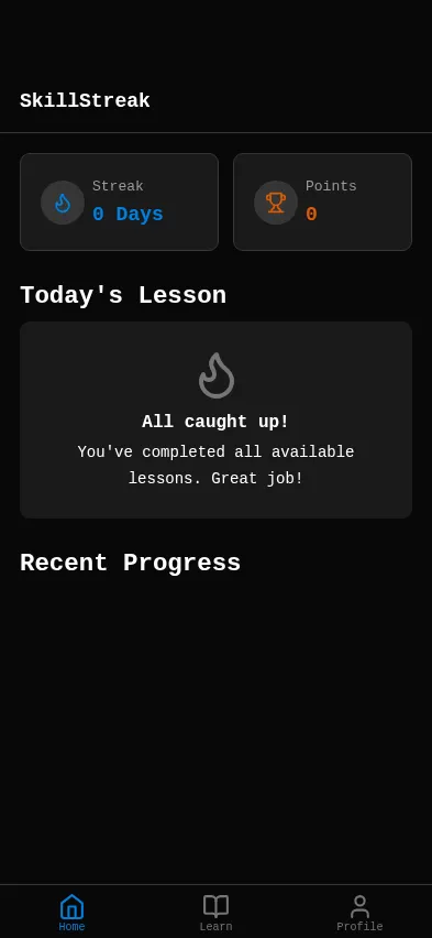 SkillStreak App