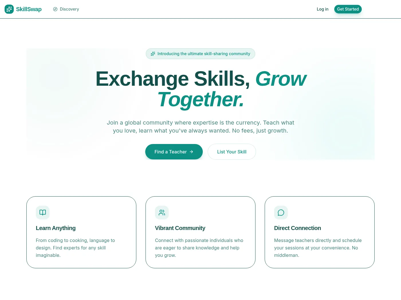 SkillSwap Connect