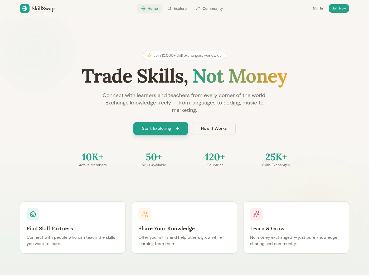 SkillSwap Connect