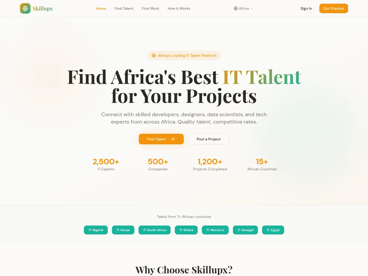 Skillupx Africa Connect