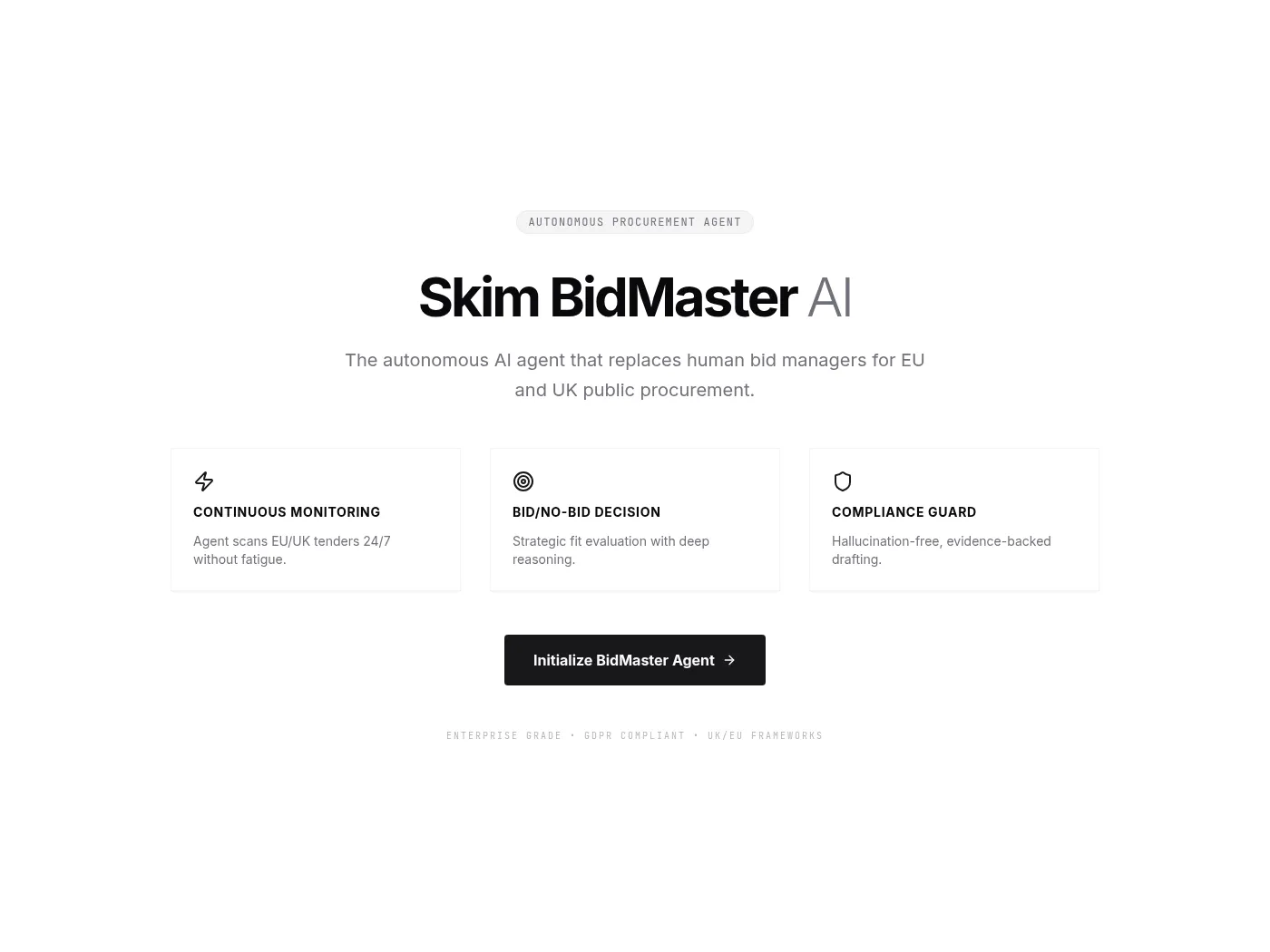 Skim BidMaster AI