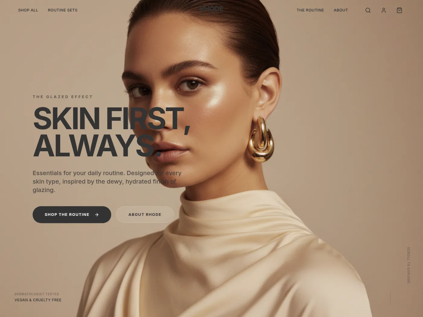 GlowUp Skincare Site