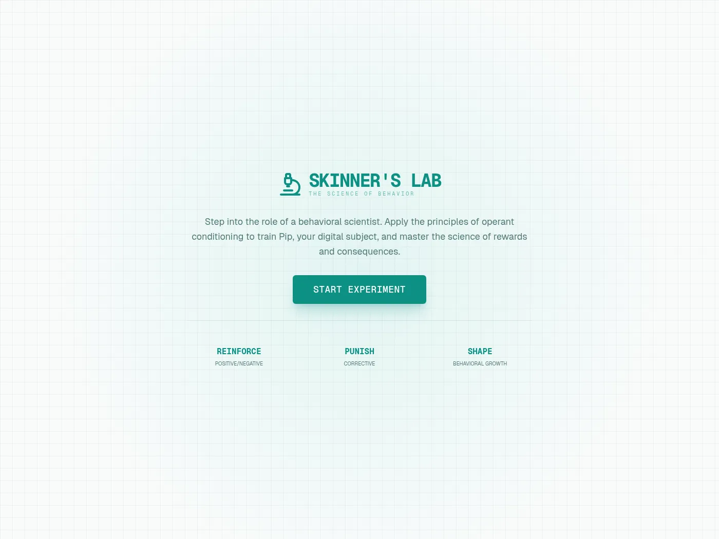Skinner's Lab Game
