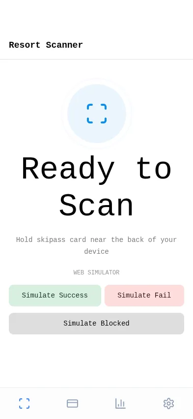 Skipass NFC Reader