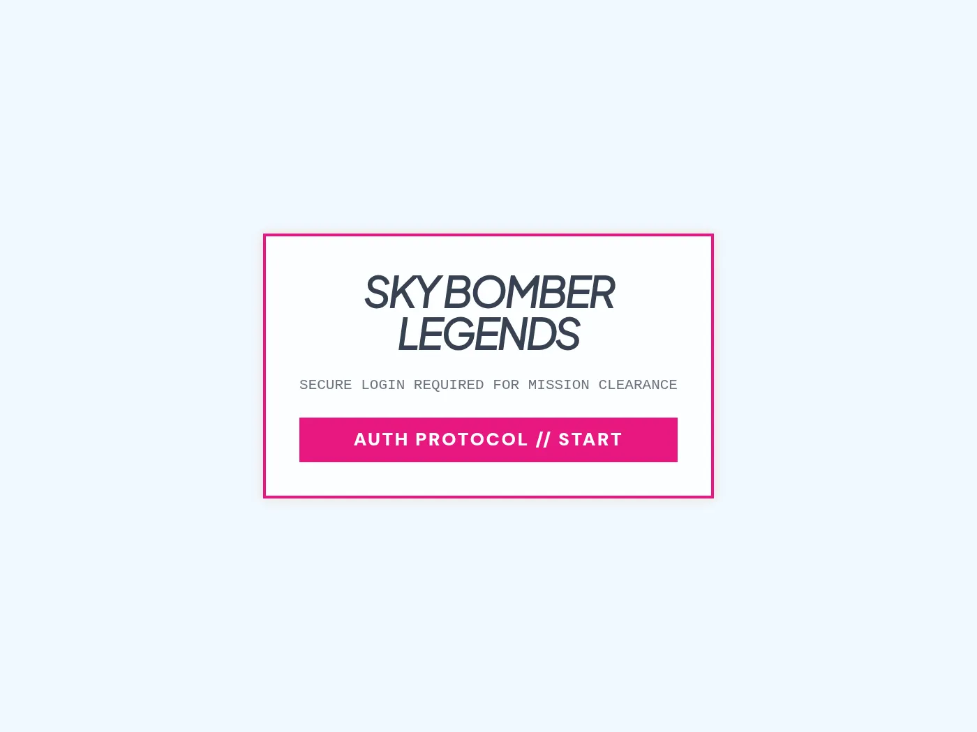 Sky Bomber Legends