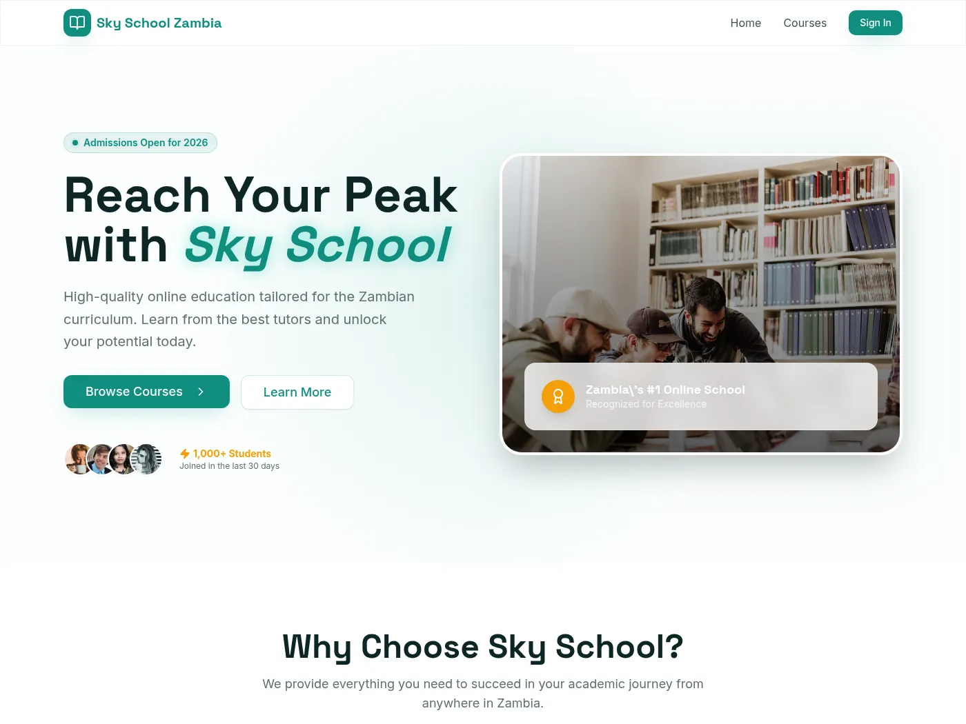 Sky School Zambia