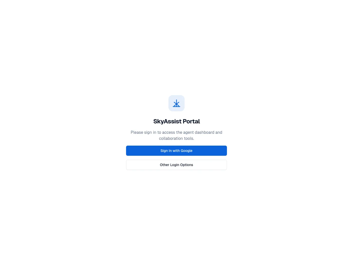SkyAssist Support Desk