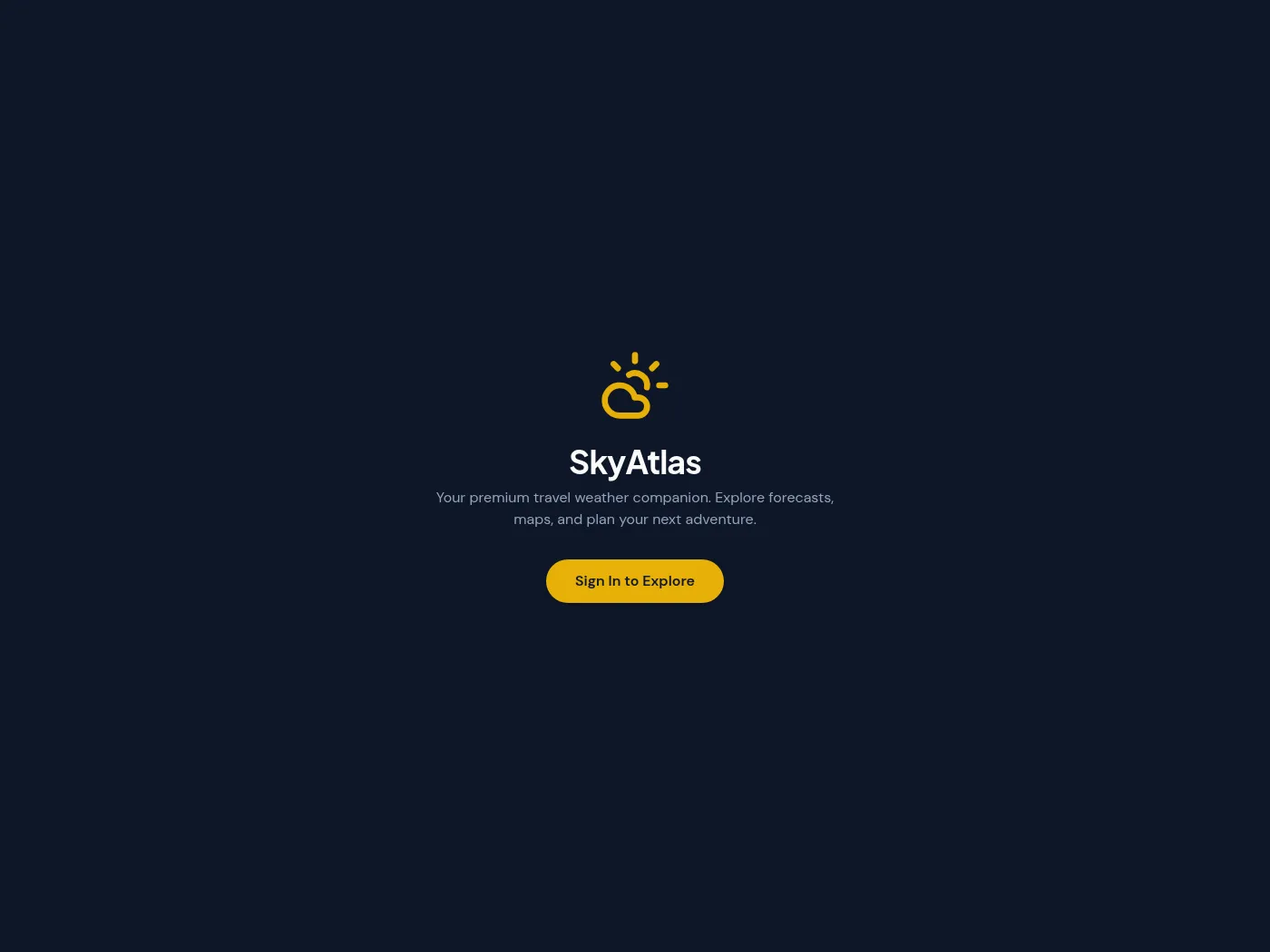 SkyAtlas Weather Explorer