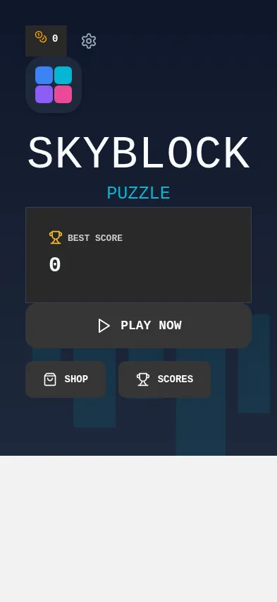 SkyBlock Puzzle Game